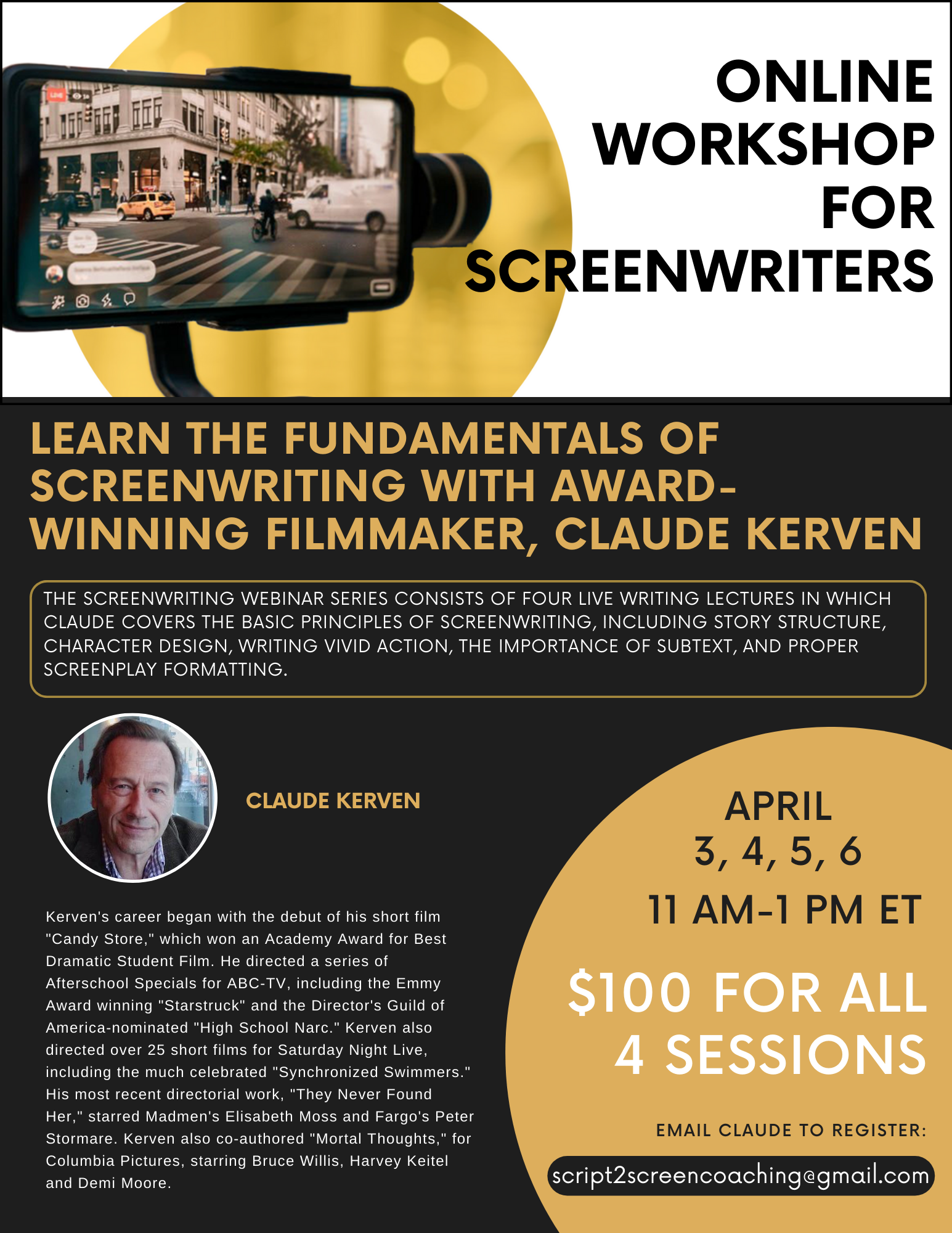 News | Online Workshop for Screenwriters | Multichoice Talent Factory